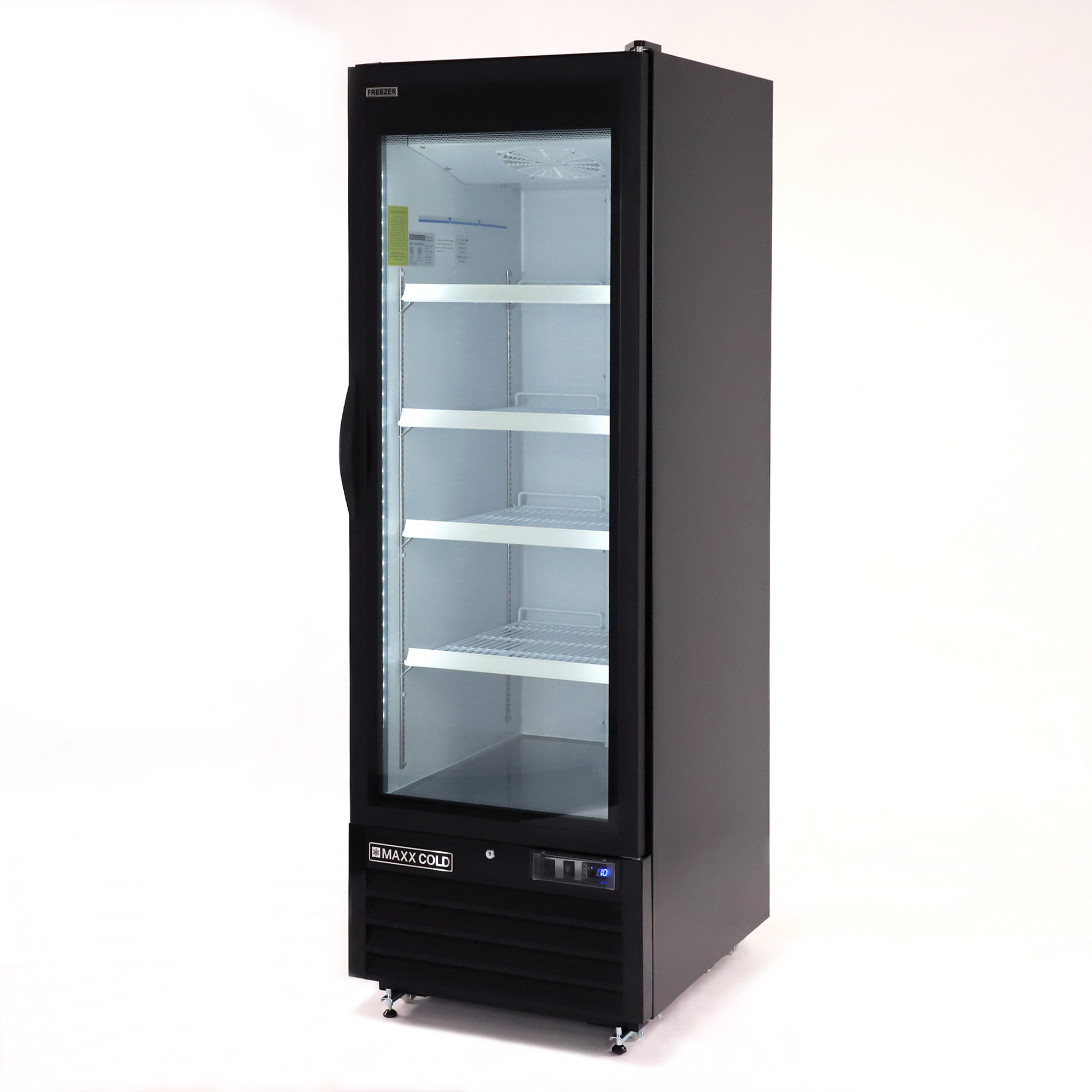 Maxx Cold Single Glass Door Merchandiser Freezer, Large Storage ...
