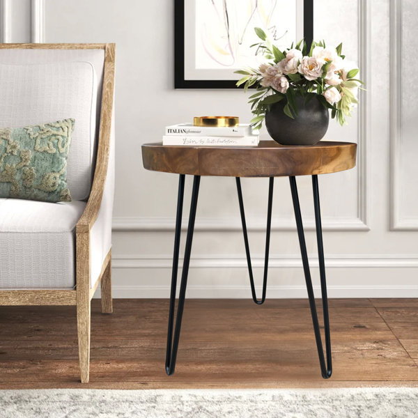 Millwood Pines Darieon Three Leg End Table | Wayfair