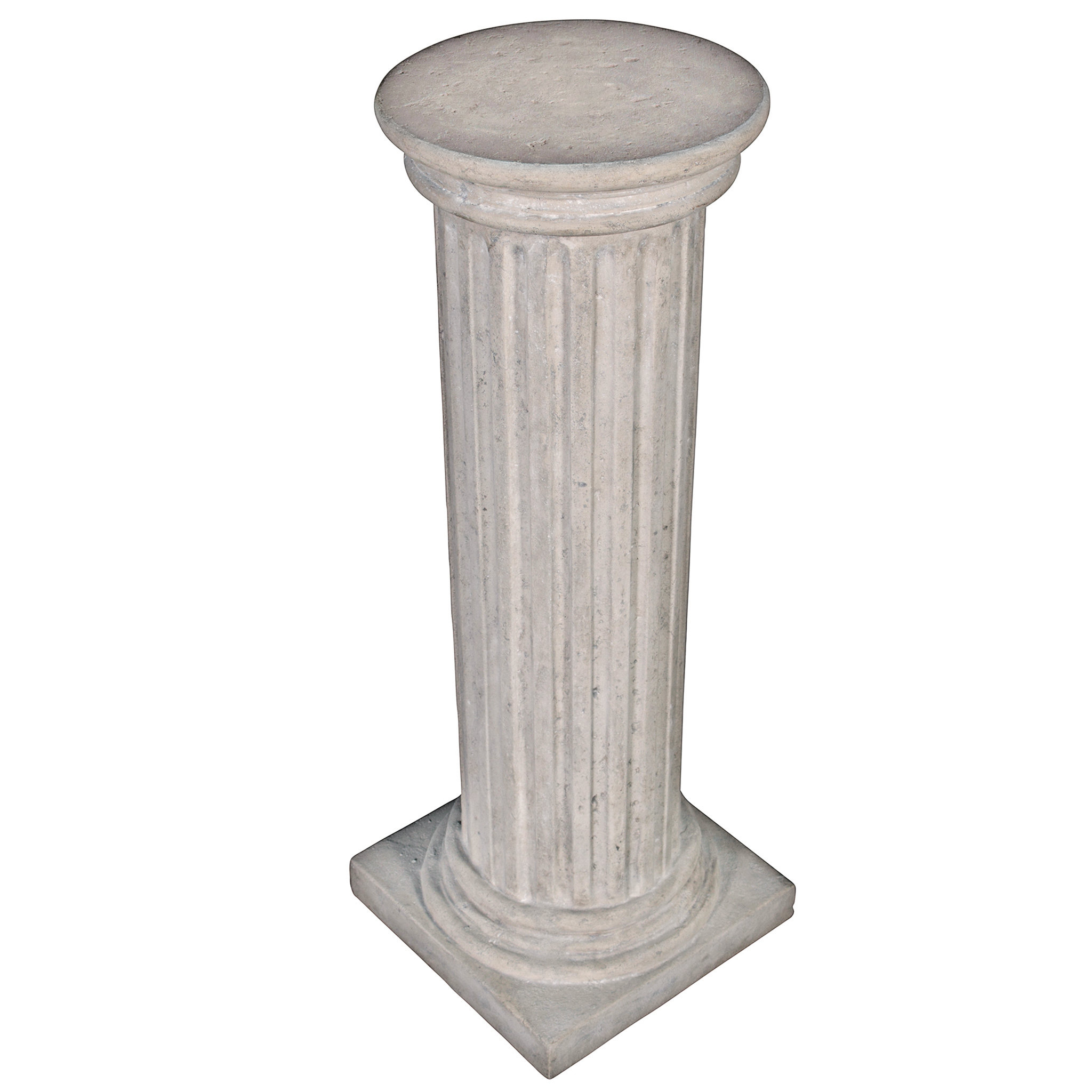 Design Toscano Classical Greek Fluted Pedestal & Reviews | Wayfair