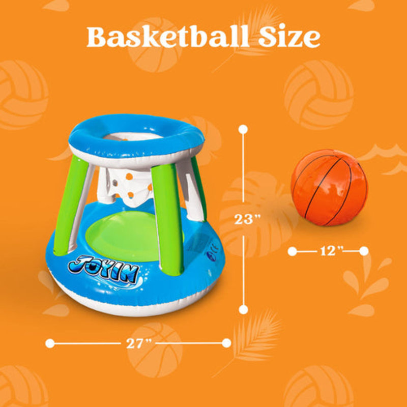 Joyin Inflatable Basketball & Volleyball Pool Float Set & Reviews | Wayfair