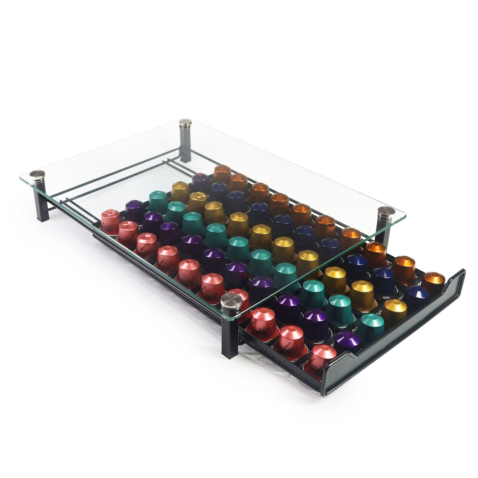 RECAPS Coffee Pod Holder Storage Drawer Compatible With Nespresso ...