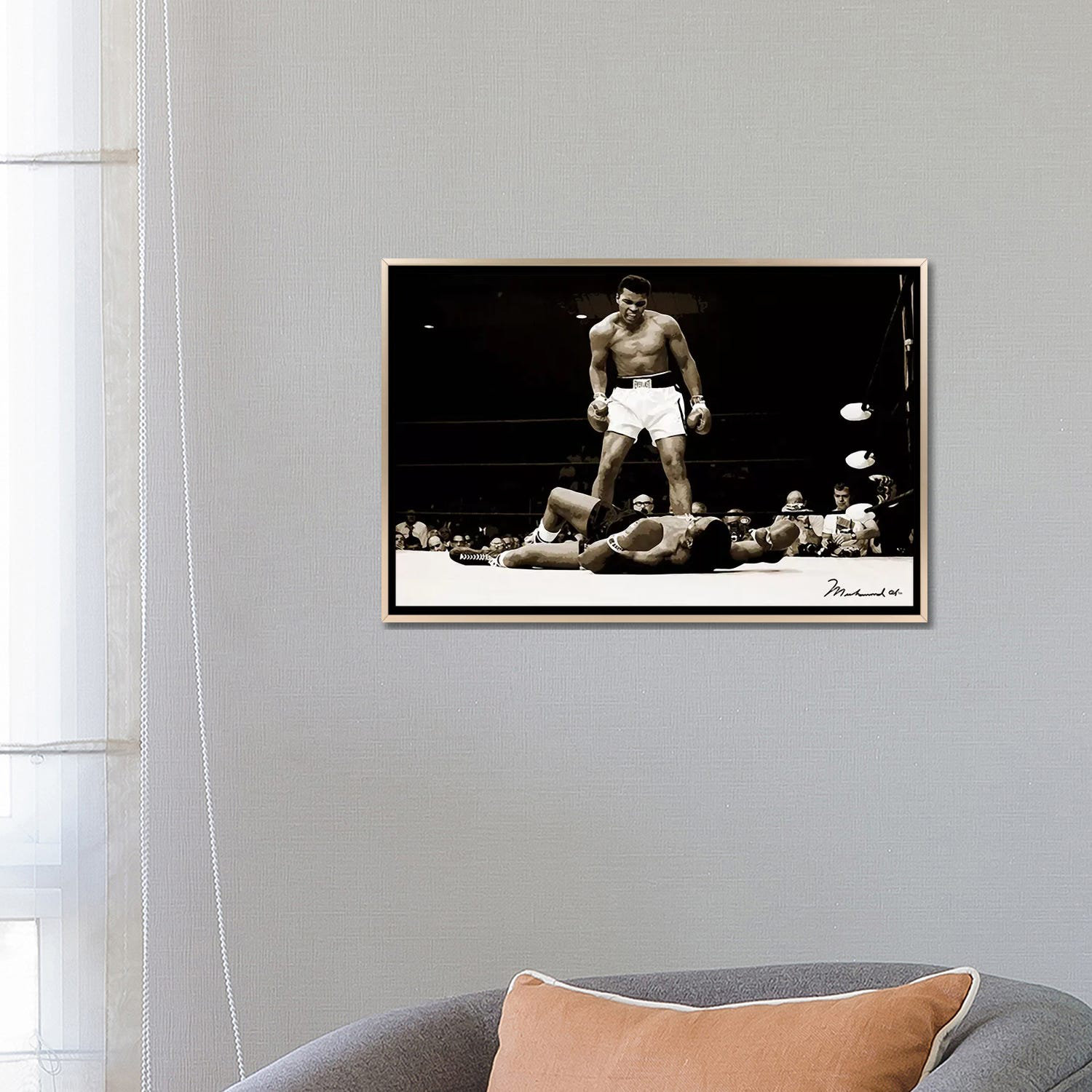Red Barrel Studio® Muhammad Ali Vs. Sonny Liston, 1965 by Muhammad Ali ...
