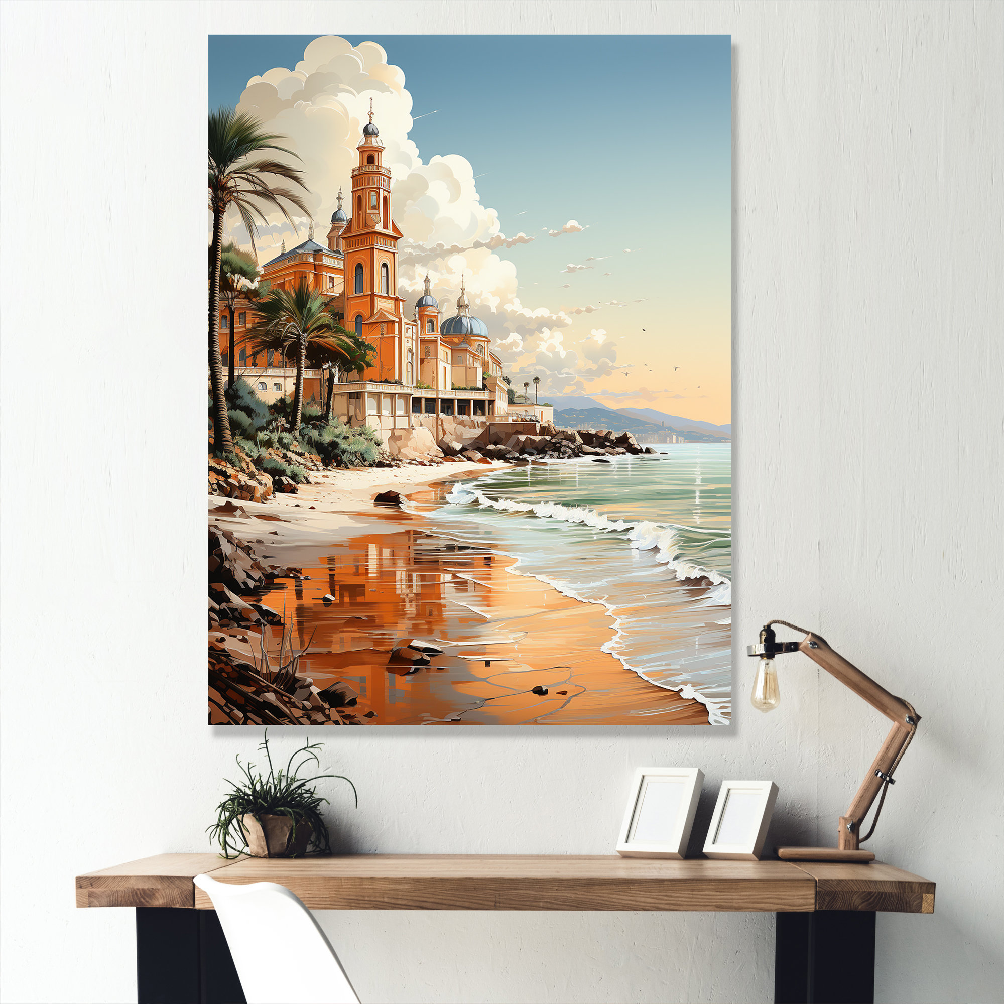 Highland Dunes City Of Nice Nostalgia On Canvas Print | Wayfair