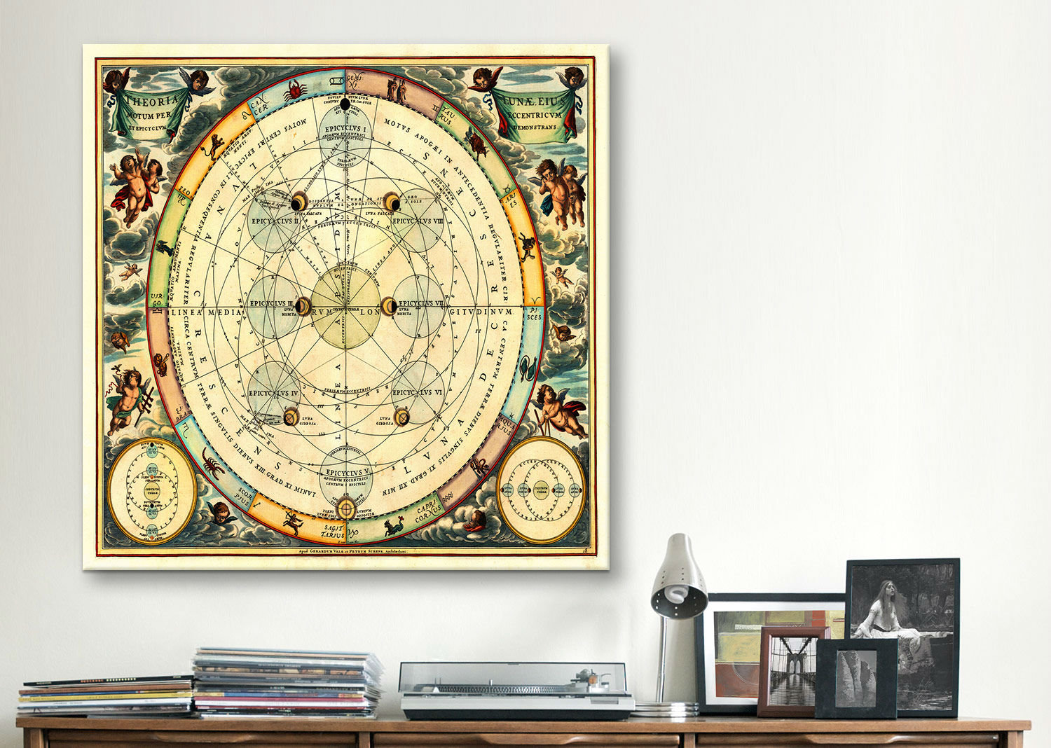 iCanvas Maps and Charts Theoria Lunae, Eiu Sotum Pereccentricum Et ...