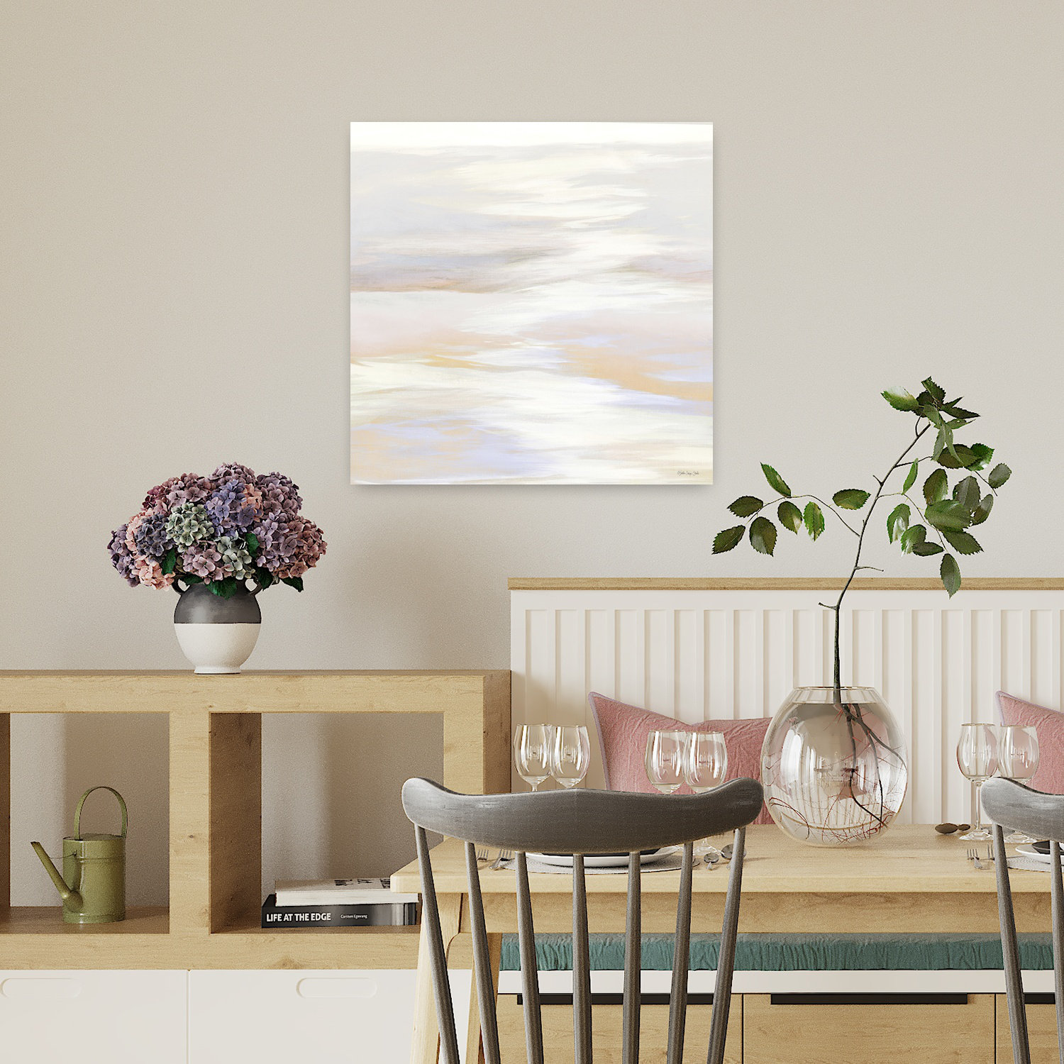 Latitude Run® Island Calm 2 Abstract Contemporary Horse Art | Wayfair