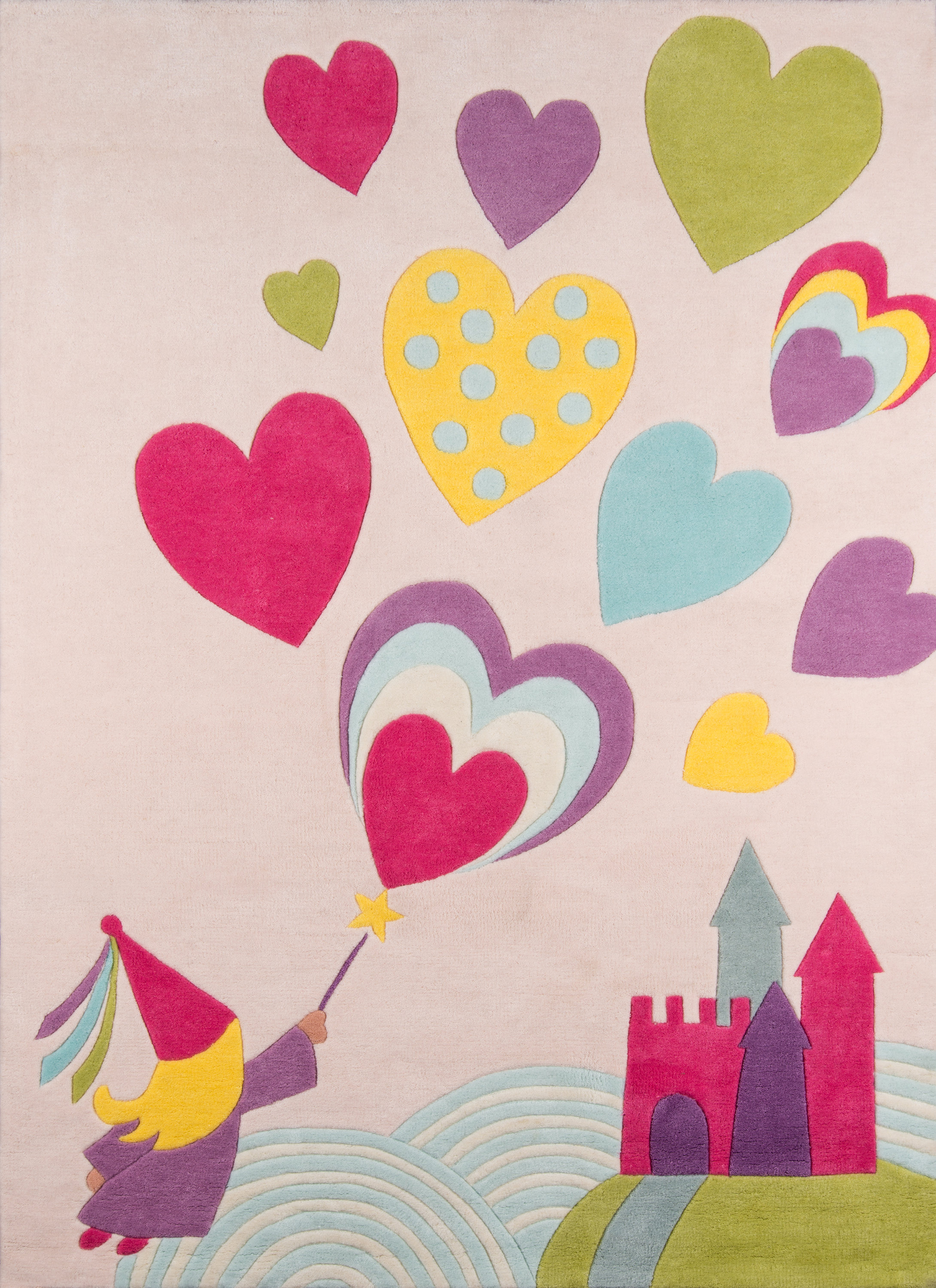 Andover Mills™ Baby & Kids Cecelia Handmade Tufted Pink Rug & Reviews ...