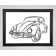 Williston Forge VW Beetle Outline - Single Picture Frame Art Prints ...