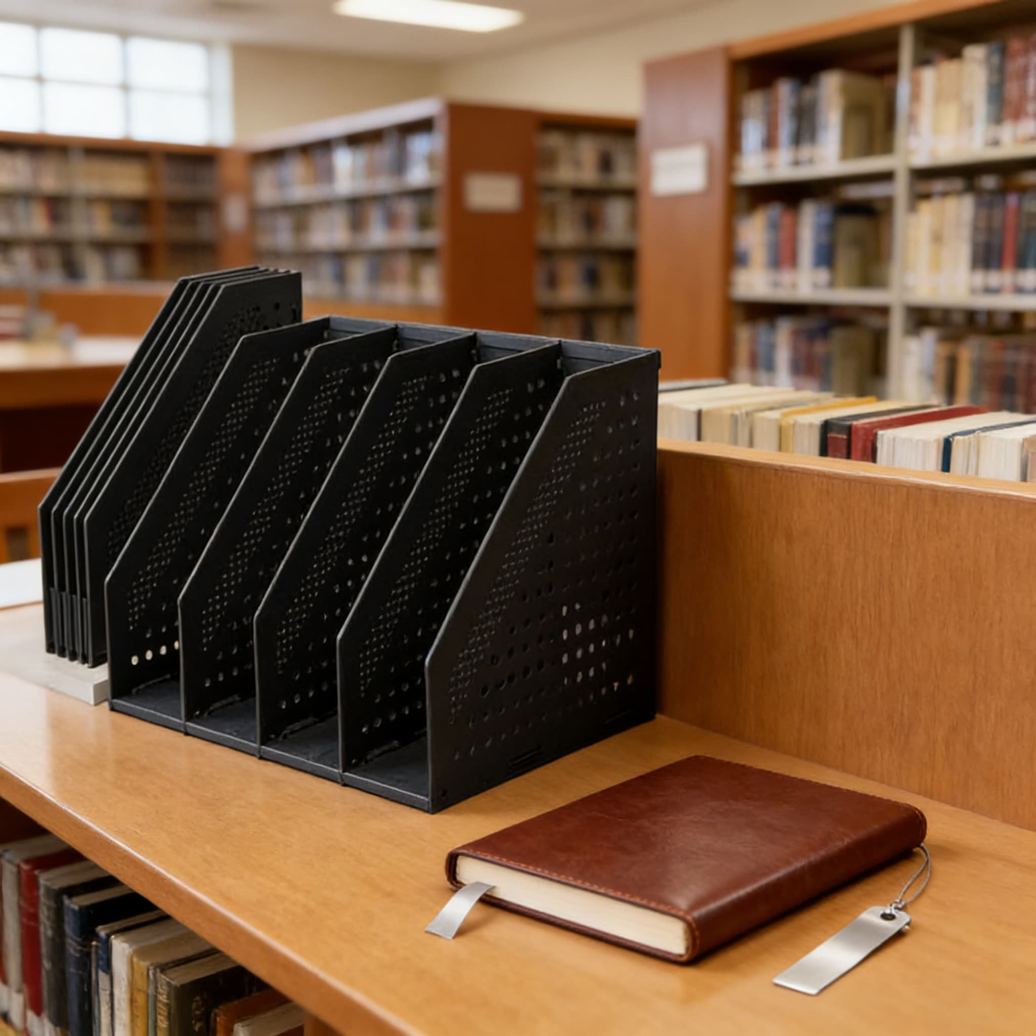 Inbox Zero Collapsible Magazine File Holder With 4 Vertical ...