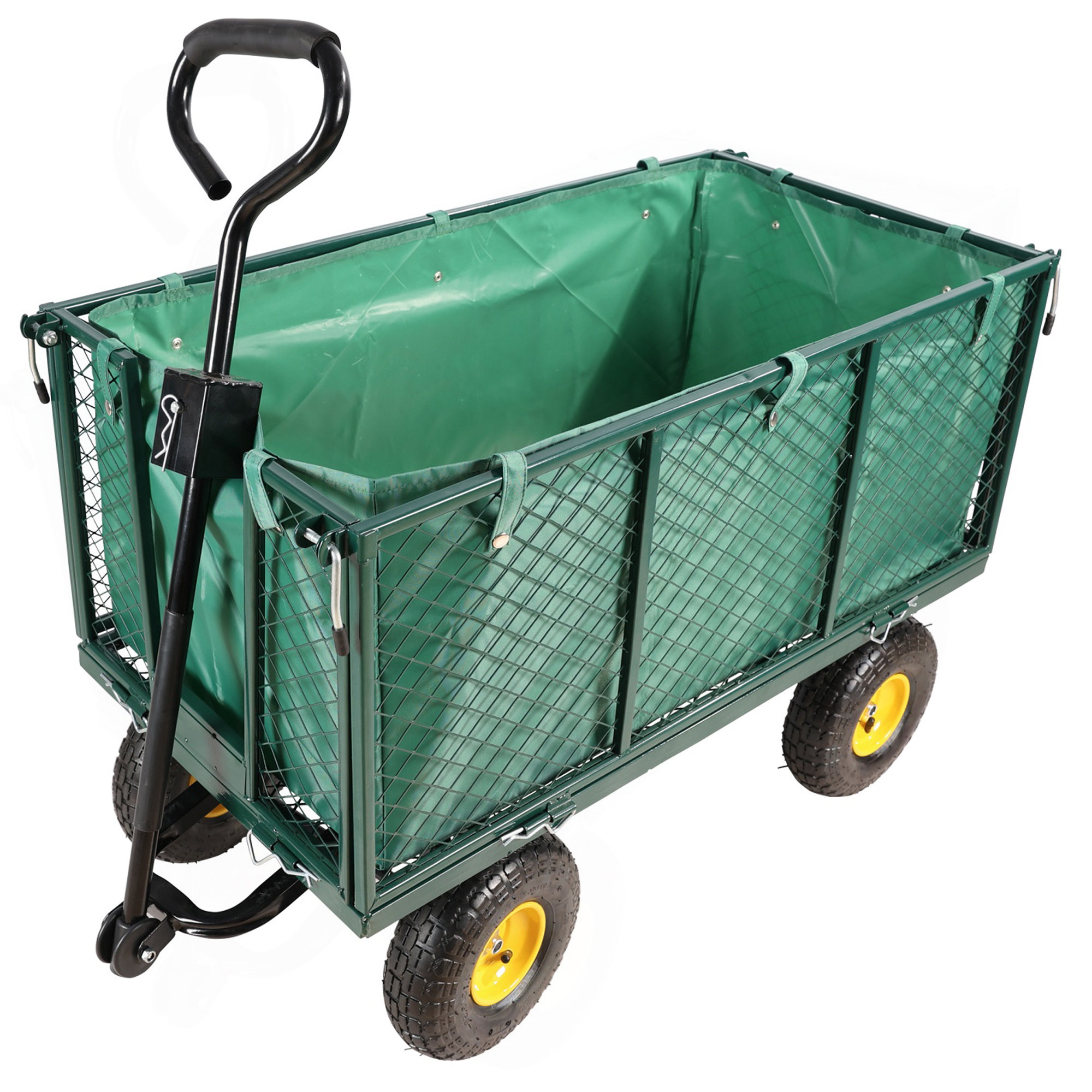 YUETAODIANZI Flower Cart Garden Flower Cart Is Easier To Transport ...