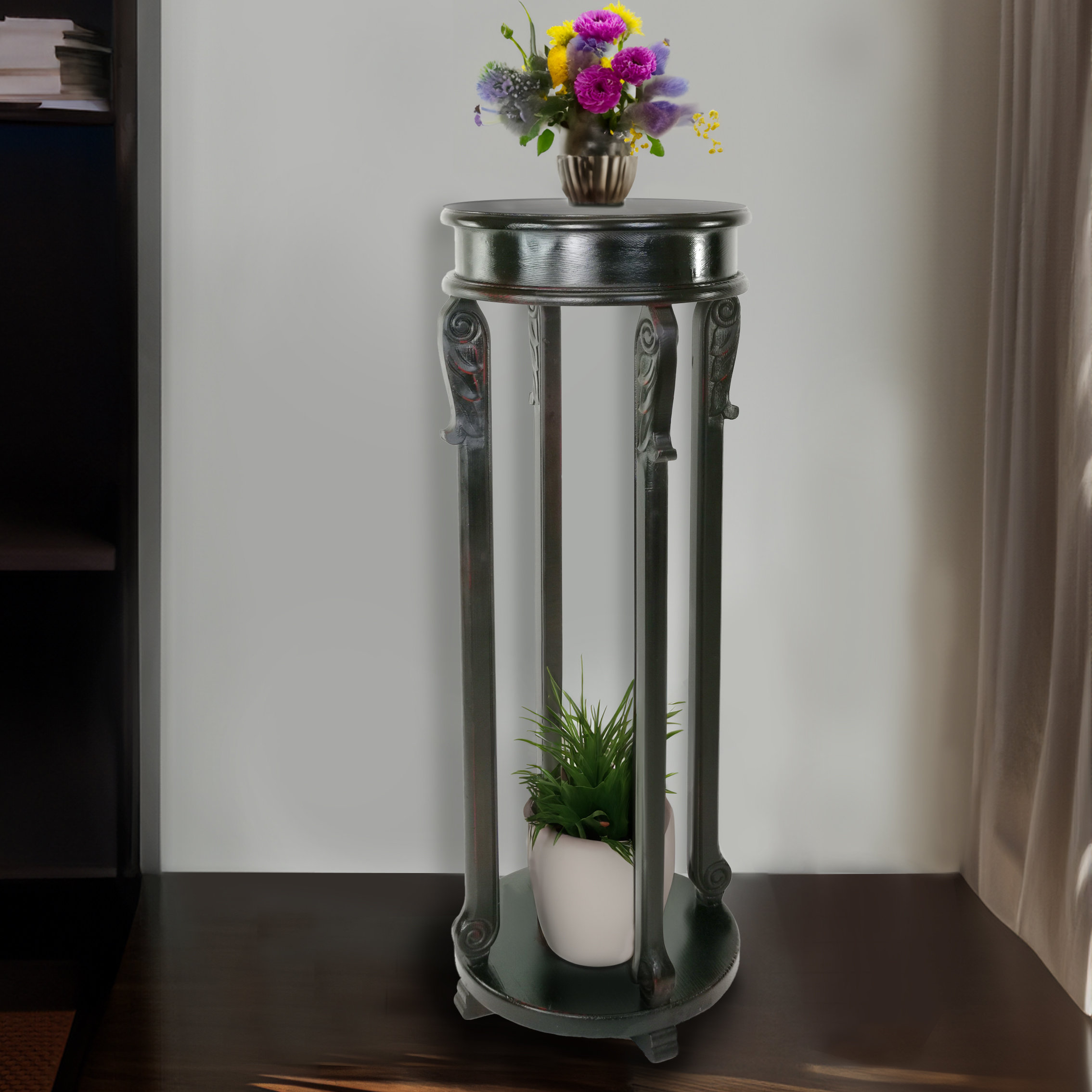 Canora Grey Rustic Scroll Duo Stand - Wayfair Canada