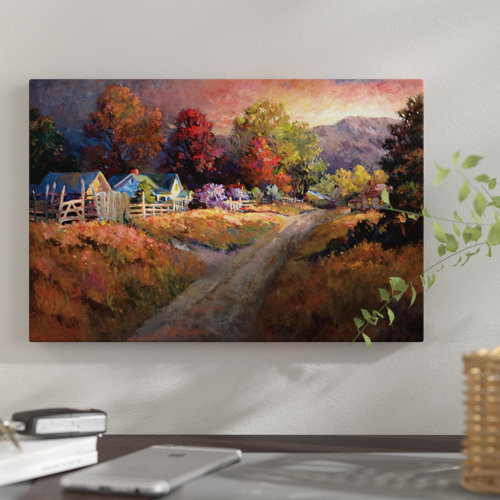 East Urban Home " Rural Vista I " by Nancy Lund | Wayfair