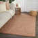 Corrigan Studio® Kratz Geometric Handwoven Red Brick Area Rug | Wayfair