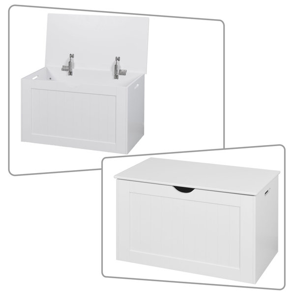 Latitude Run® Solid Wood Flip Top Storage Bench & Reviews | Wayfair