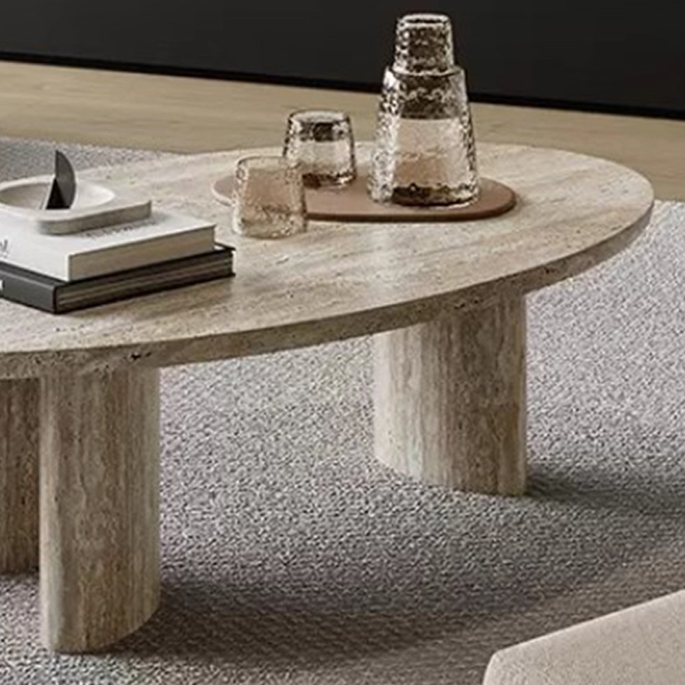 jessica Simple natural cave stone coffee table - Wayfair Canada