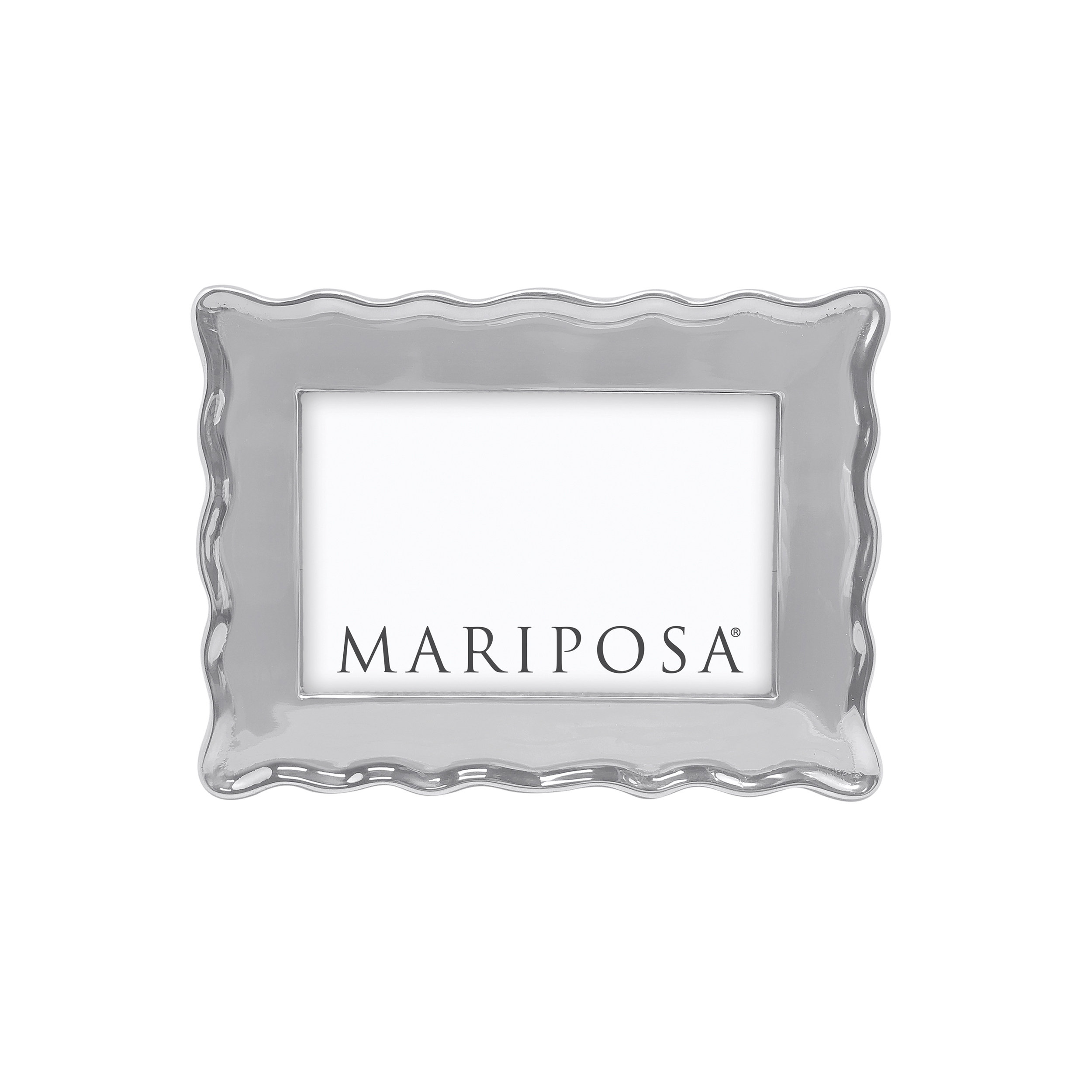 Mariposa Metal Single Picture Frame Set in Silver | Wayfair