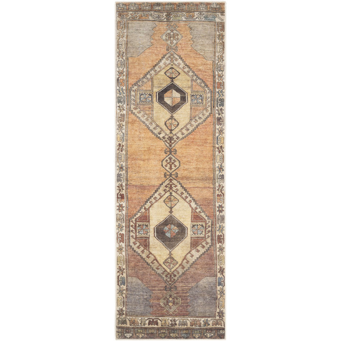 Loon Peak® Lesia Performance Brown Rug & Reviews | Wayfair