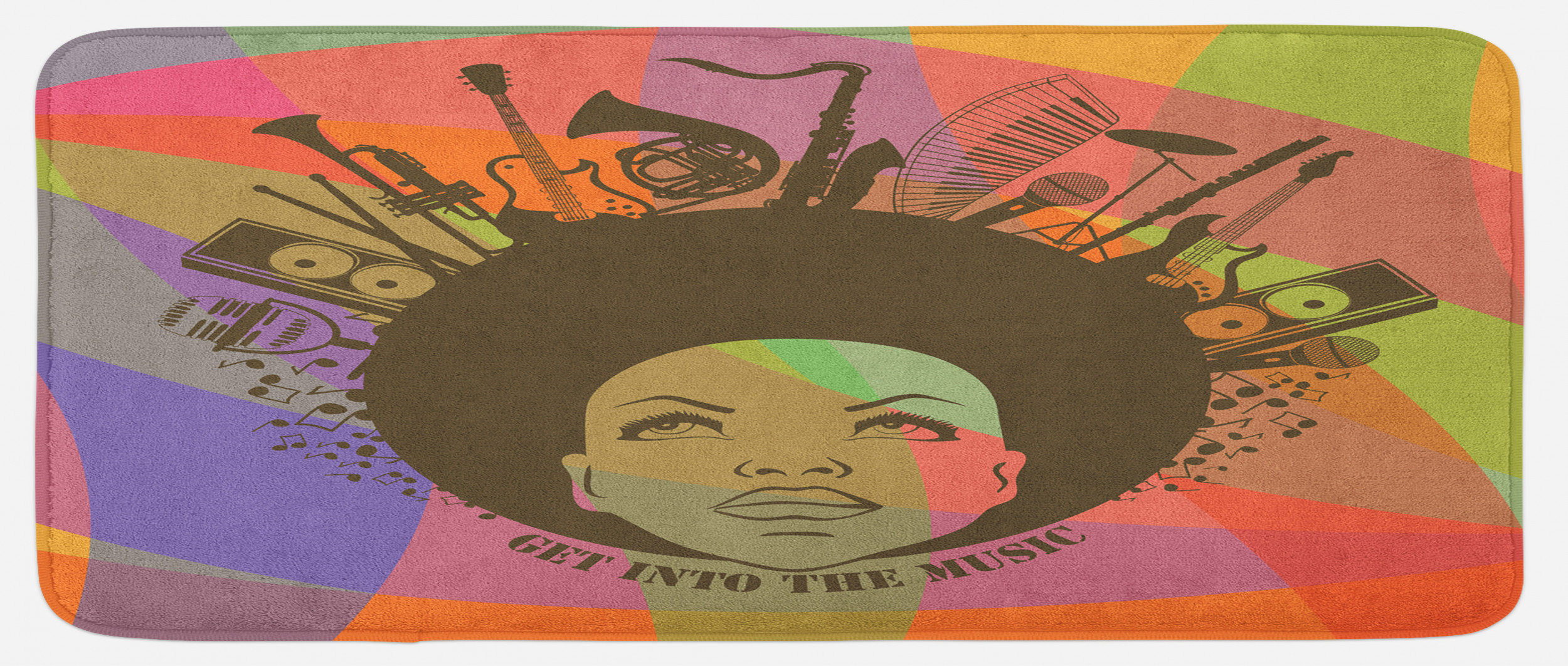 East Urban Home Music Kitchen Mat | Wayfair