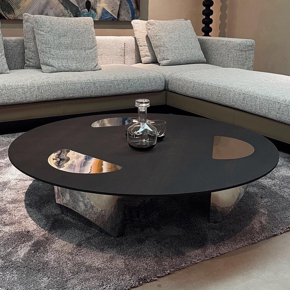 Orren Ellis Italian-style solid wood round coffee table - Wayfair Canada