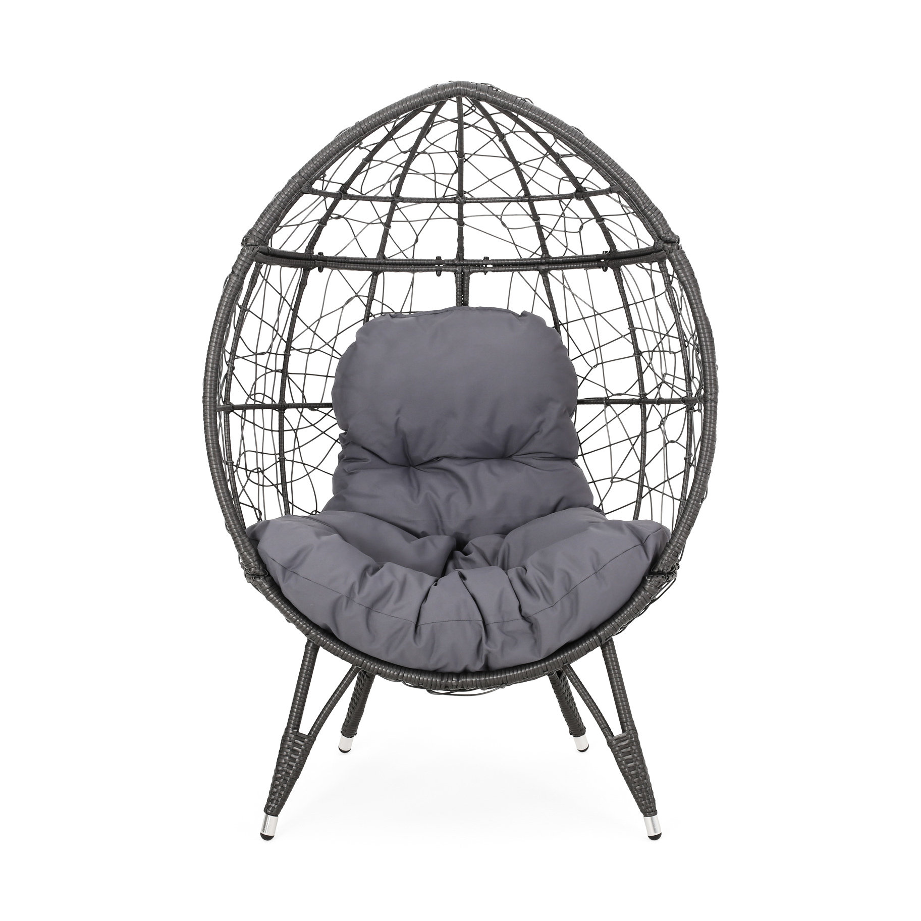 Hokku Designs Teardrop Chair - Iron Frame Strength Feature, Outdoor 56. ...