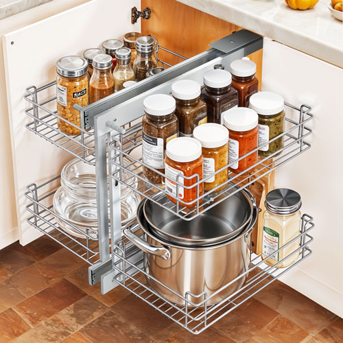 Blind Corner Cabinet Organizer You'll Love | Wayfair