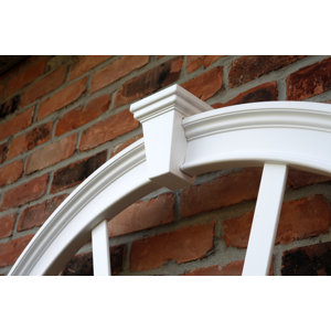 Charlton Home® Kerrimore Vinyl Arched Trellis & Reviews | Wayfair
