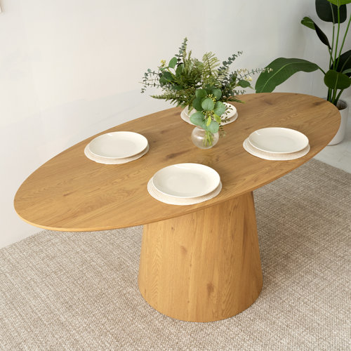 Oval Standard (~30" H) Kitchen & Dining Tables You'll Love | Wayfair