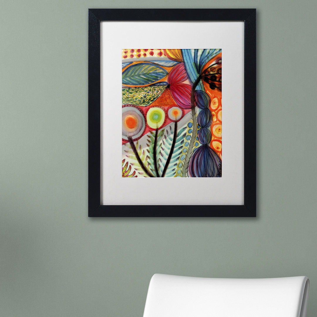August Grove 'Vivaces' Framed Painting Print - Wayfair Canada