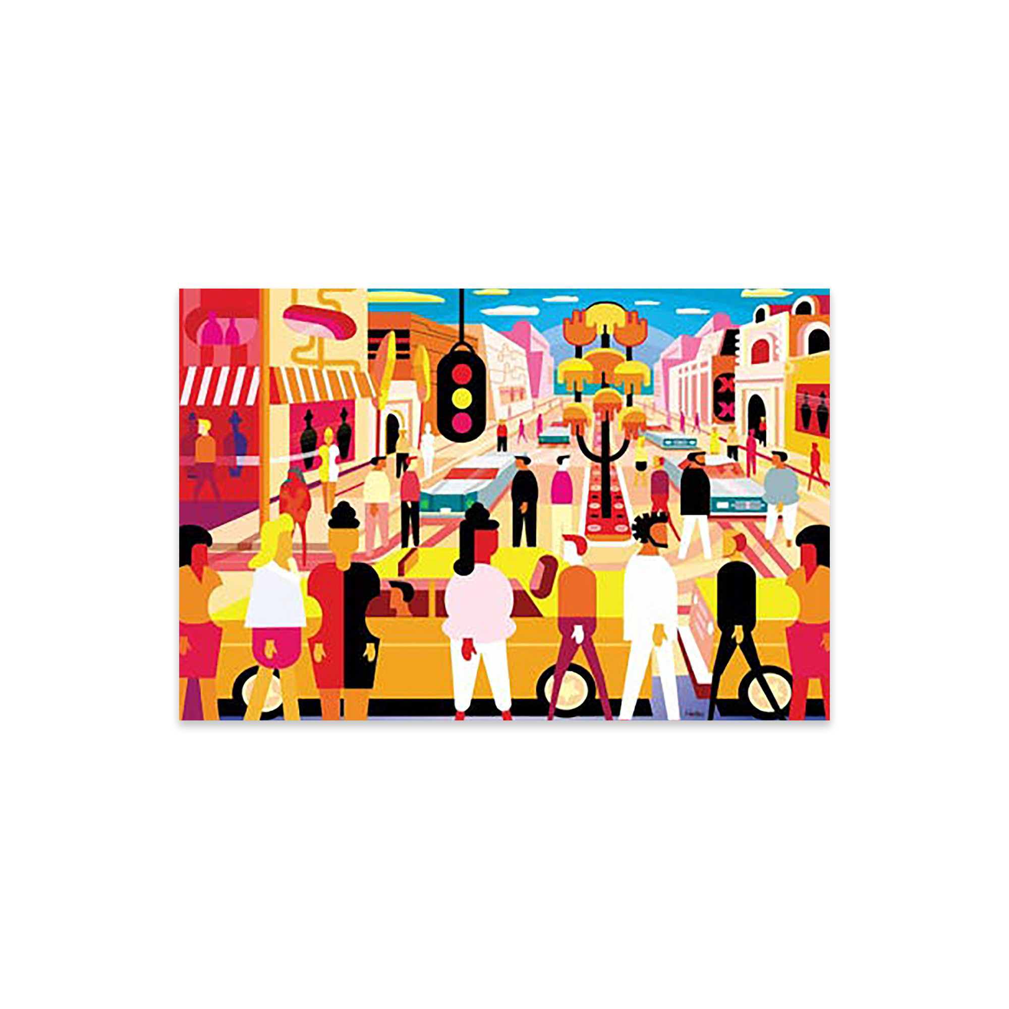 Wildon Home® Palm Canyon Boulevard by Charles Harker - Unframed Graphic ...