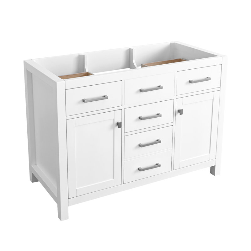 Enyibath 48 Inch White Bathroom Vanity | Wayfair