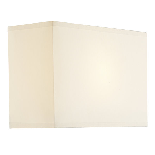 Ivy Bronx 24cm Linen Rectangular Wall Sconce Shade | Wayfair.co.uk