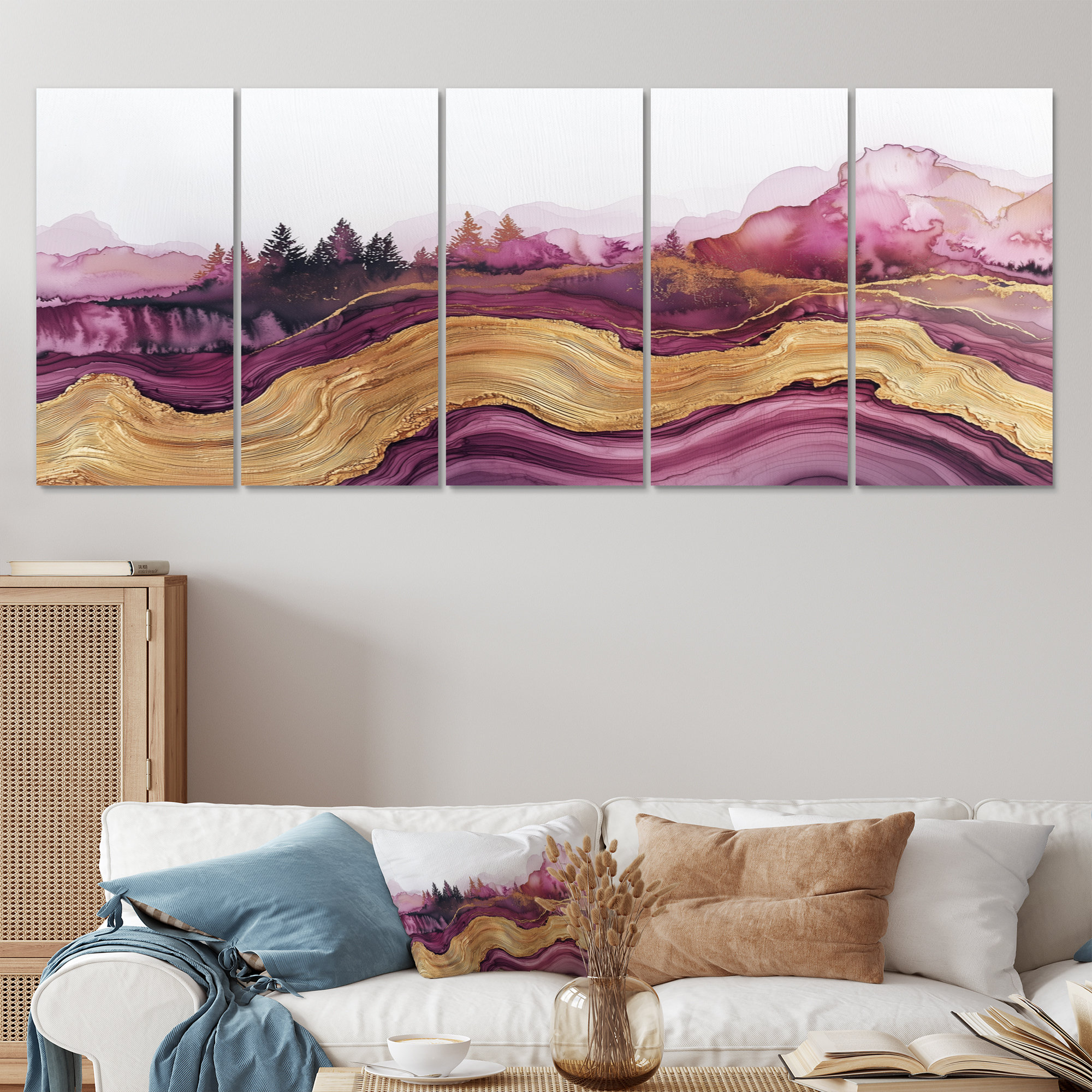 Millwood Pines Predmore - Vineyard Wall Decor - Traditional Wall Art 5 ...