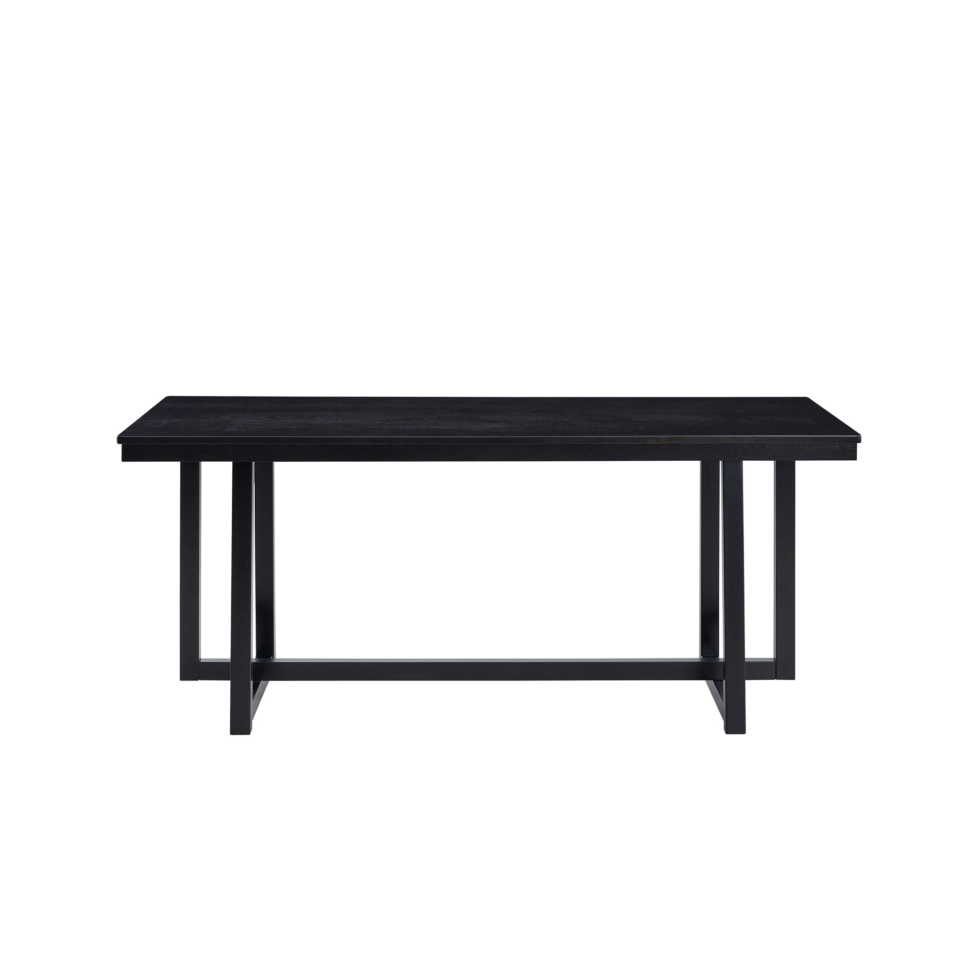 Latitude Run® Sturdy Wooden Dining Table With Classic Rectangular ...