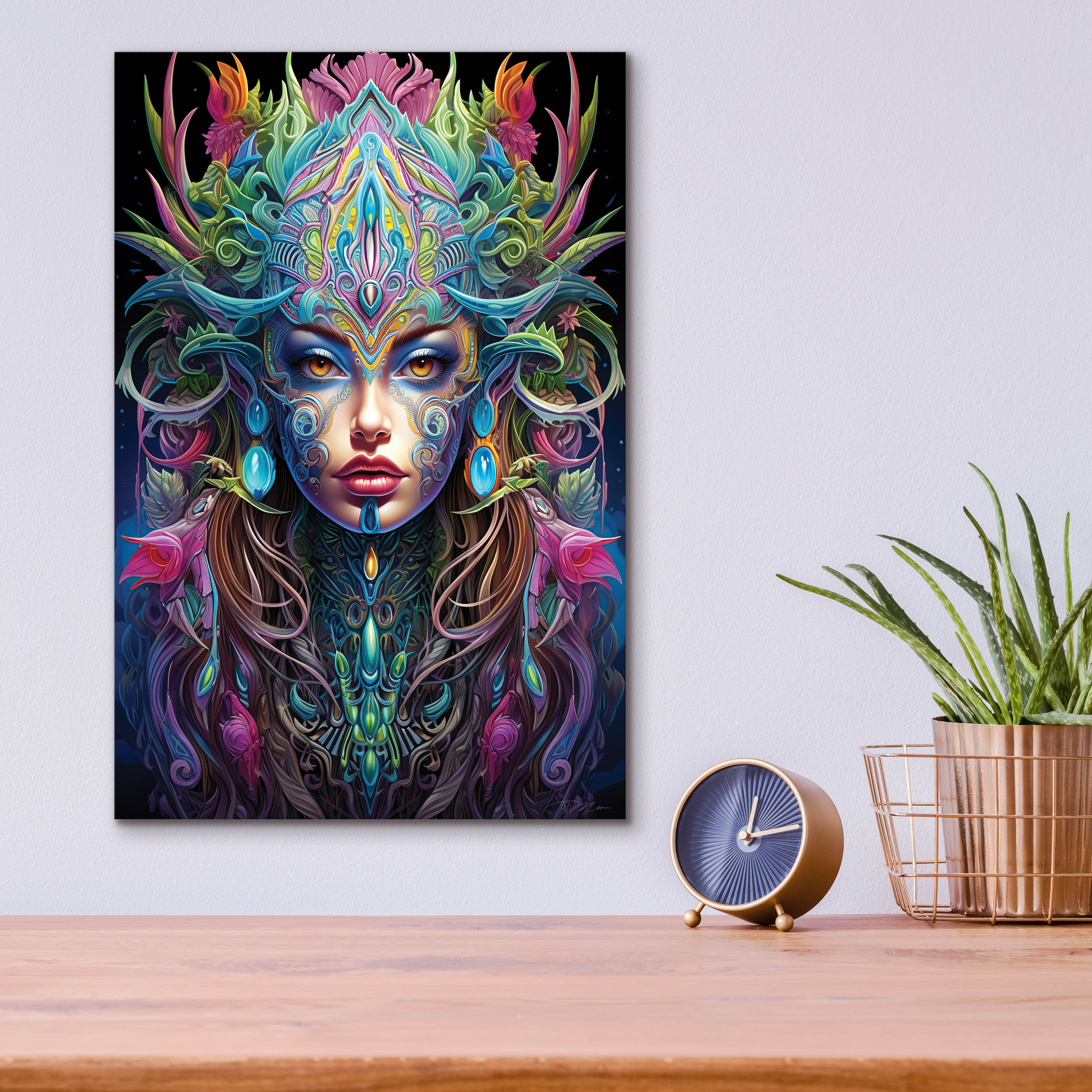 Winston Porter 'Dmt Art 1' by Momart Acrylic Glass Wall Art | Wayfair