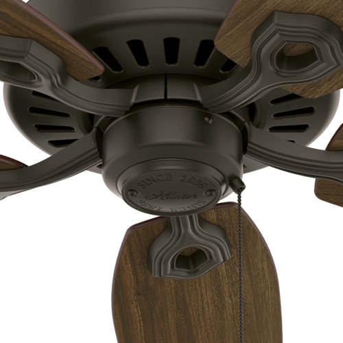 Hunter Fan 52" Builder Elite 5 - Blade Standard Ceiling Fan with Pull ...