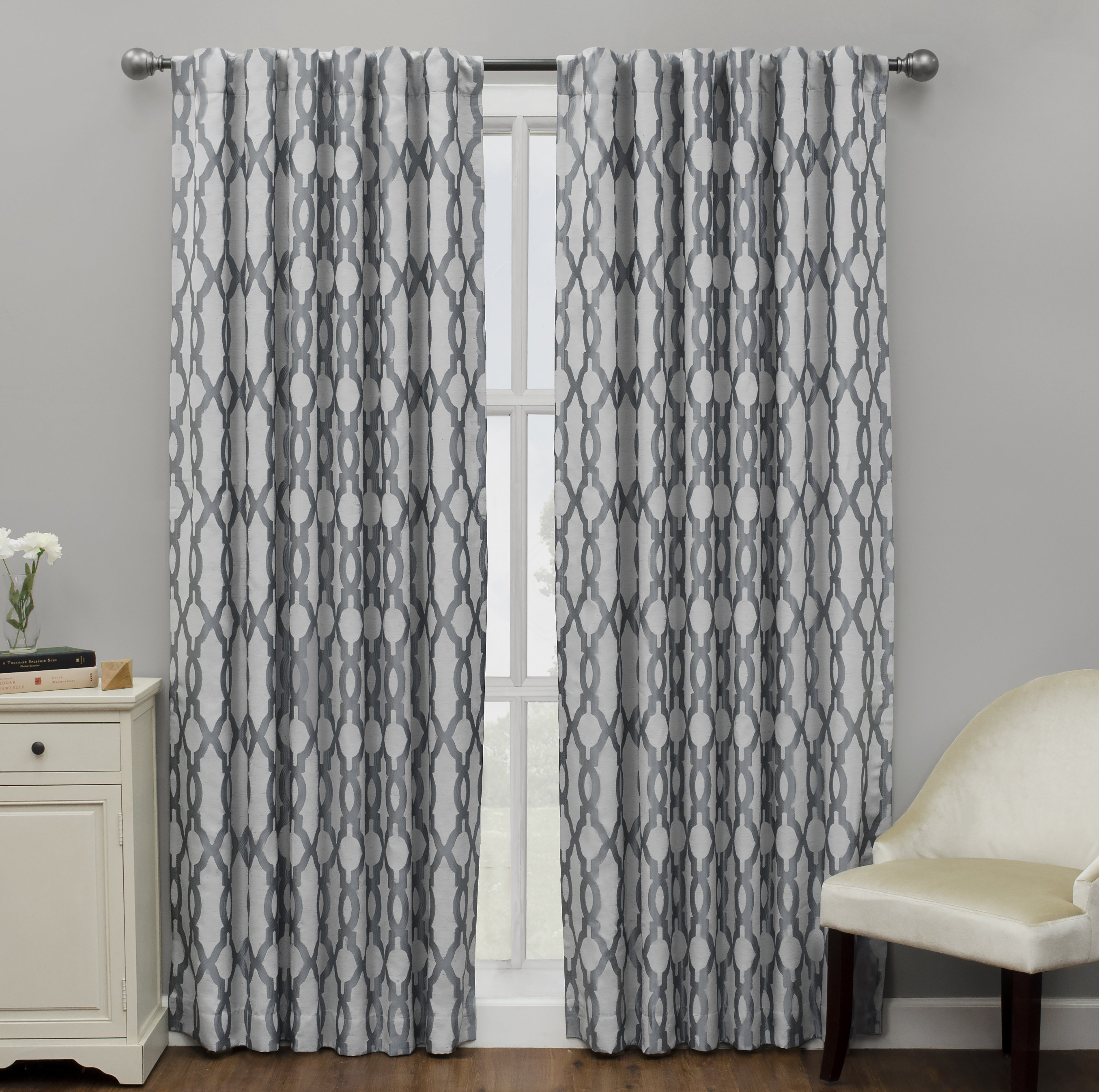 Eclipse Rideau simple occultant et isolant avec passe-tringle Dixon et ...