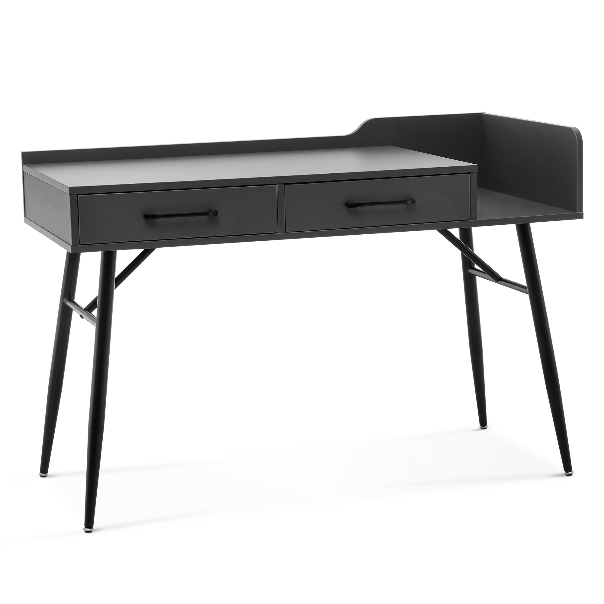 Corrigan Studio® Ladislava 47" Computer Desk with Storage and 2 Drawers ...