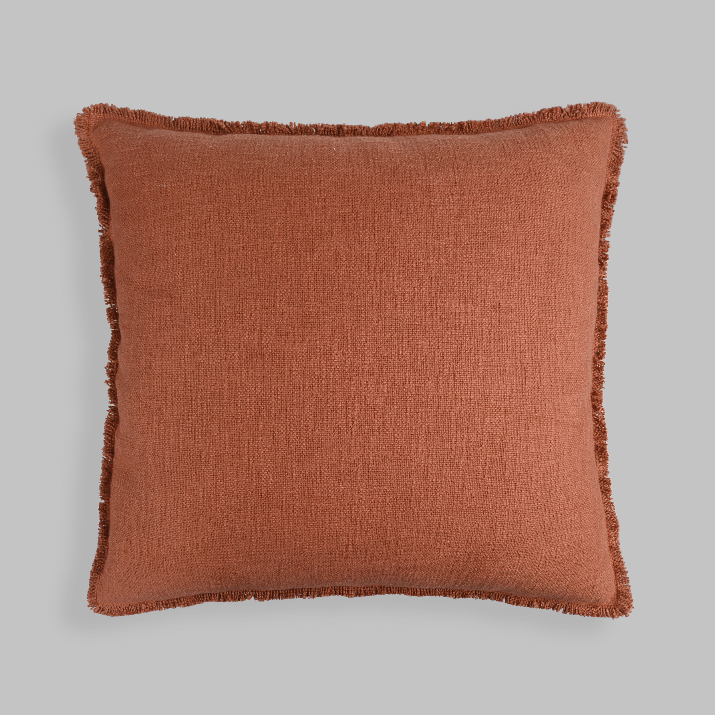 Ebern Designs Nathanim Organic Chic Throw Pillow - Washed Textured ...