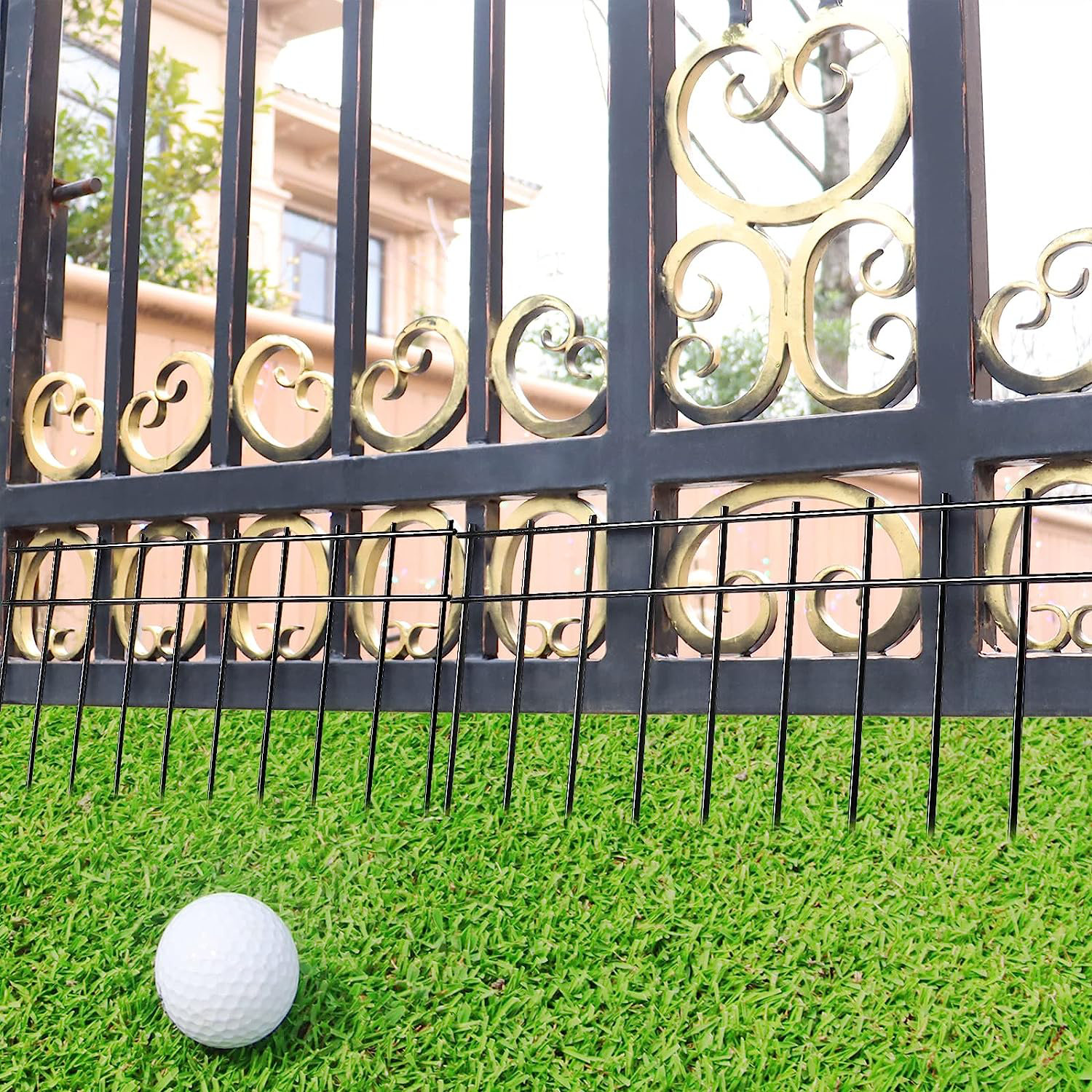 Belleze No Dig Fence 20X10-Inch Animal Barrier Fence Underground ...