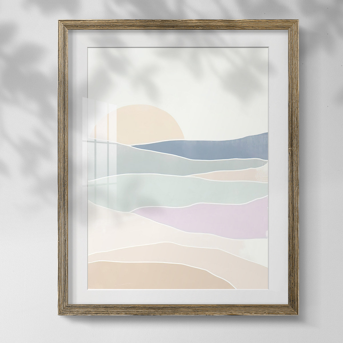 Wrought Studio™ Wave Tableau I Framed Print | Wayfair
