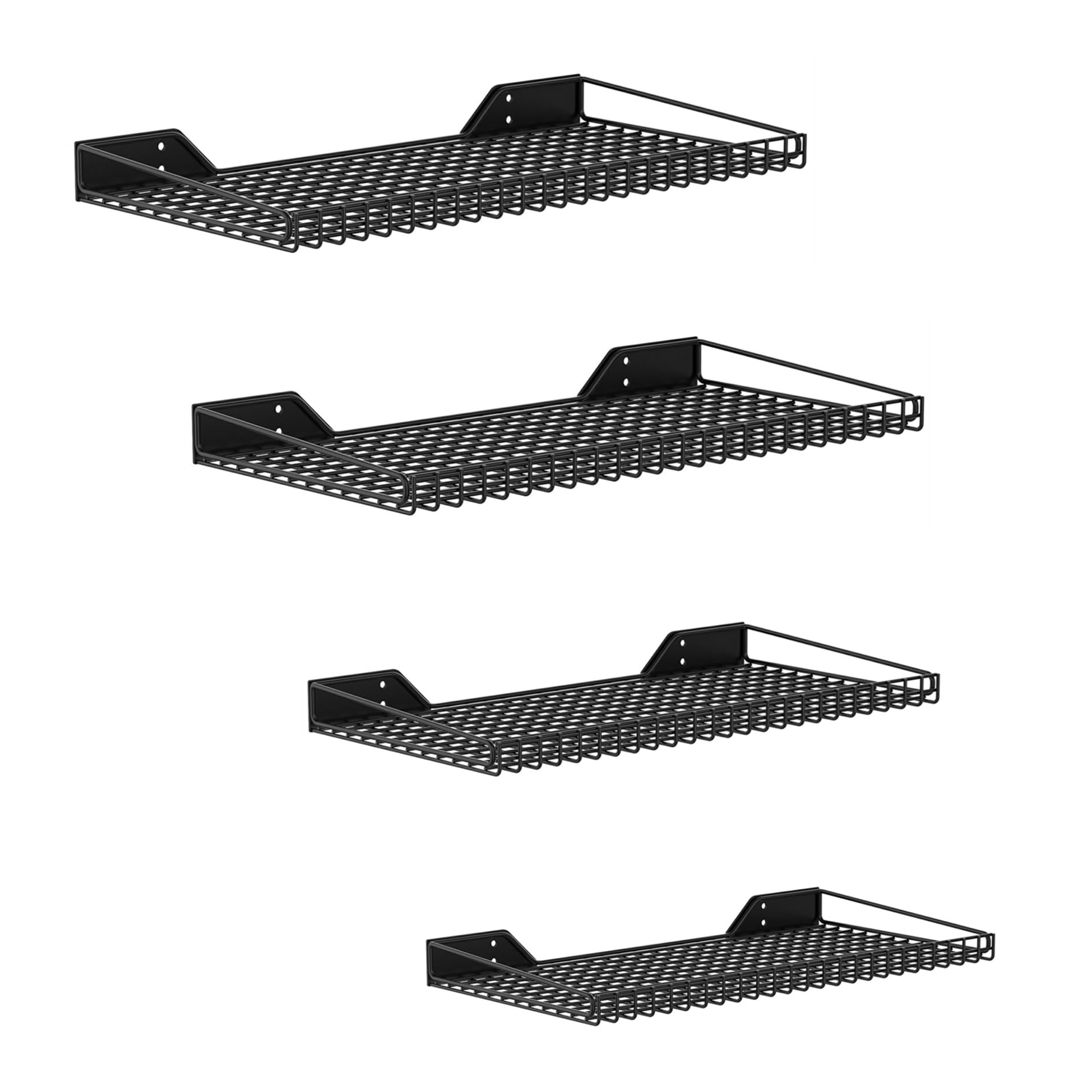 WFX Utility™ 4 Pack Garage Wall Shelf Holds Up To 65 Lbs | Wayfair