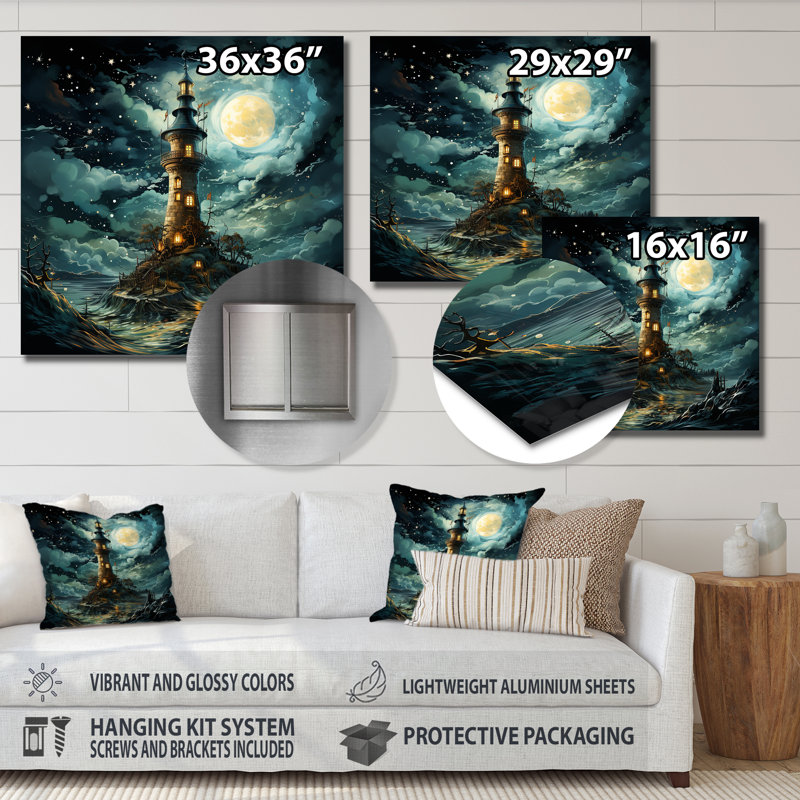 Lark Manor™ Fantasy Wizards Tower I - Fantasy Metal Wall Art | Wayfair