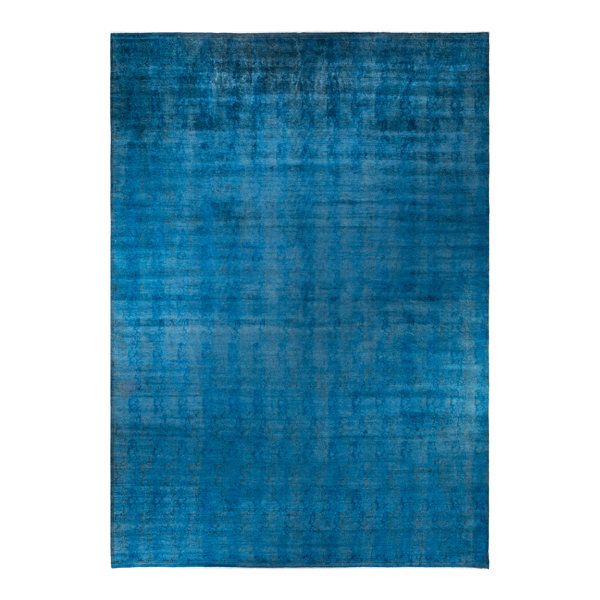 Isabelline One-of-a-Kind 17' 4" X 12' 4" 2000s Wool Area Rug in Blue ...