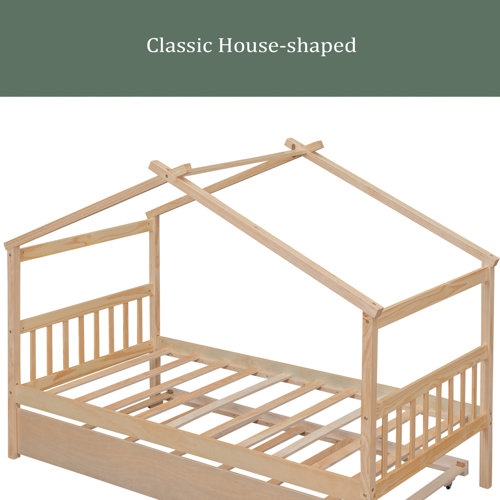 Harper Orchard Besmira Daybed with Trundle | Wayfair