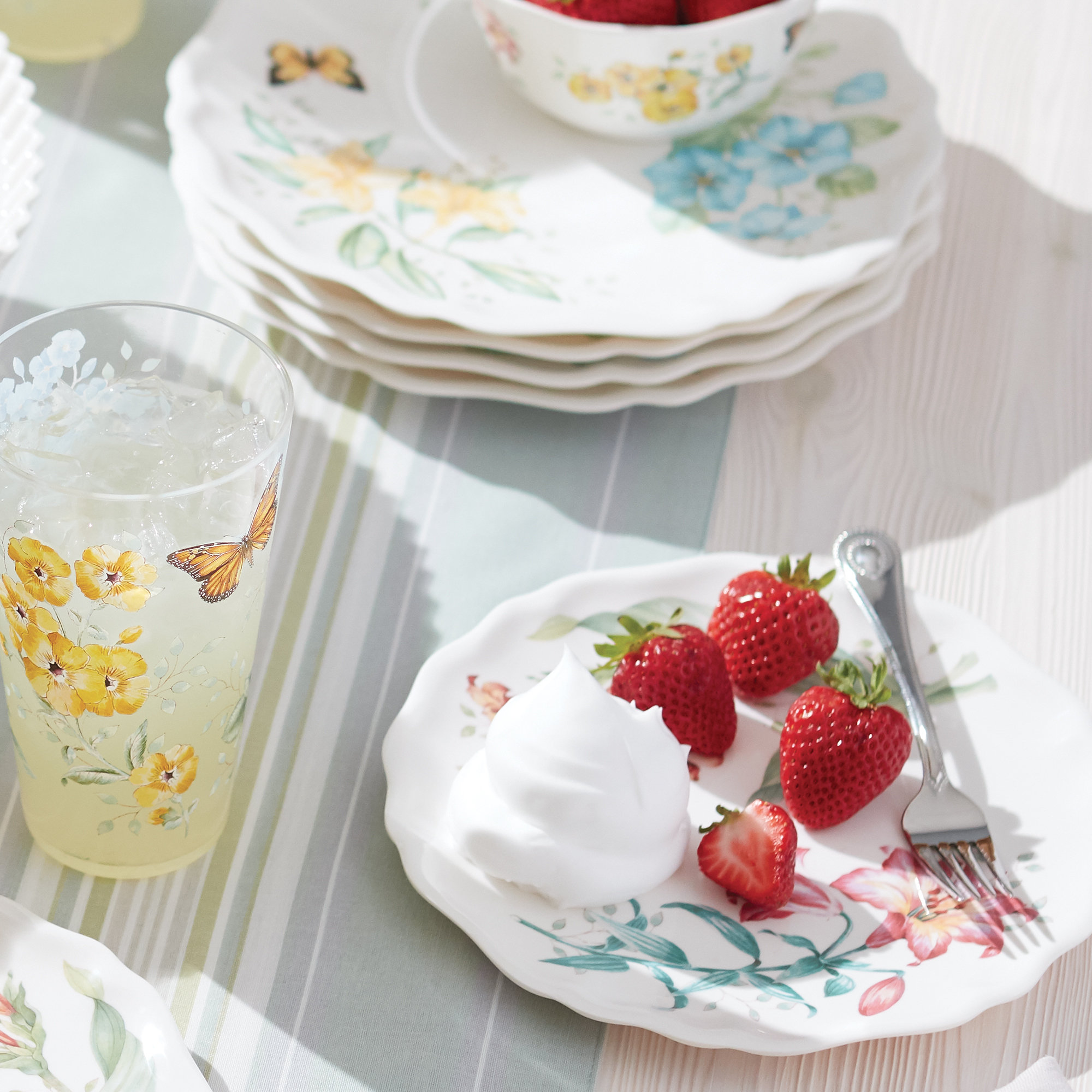 Lenox Butterfly Meadow 7 Piece Teapot Set & Reviews | Perigold