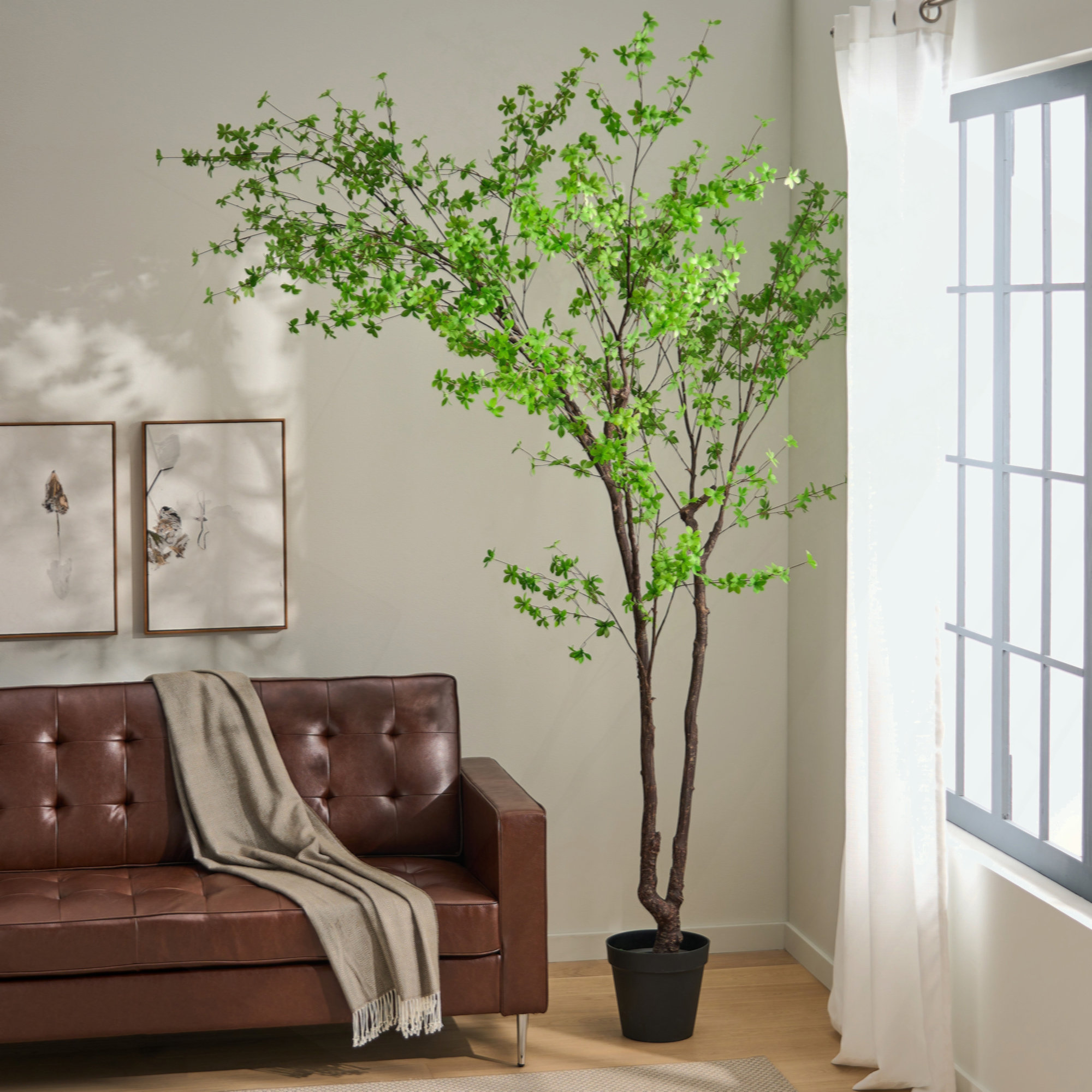 David ARTIFICIAL DISC LEAF TREE | Wayfair