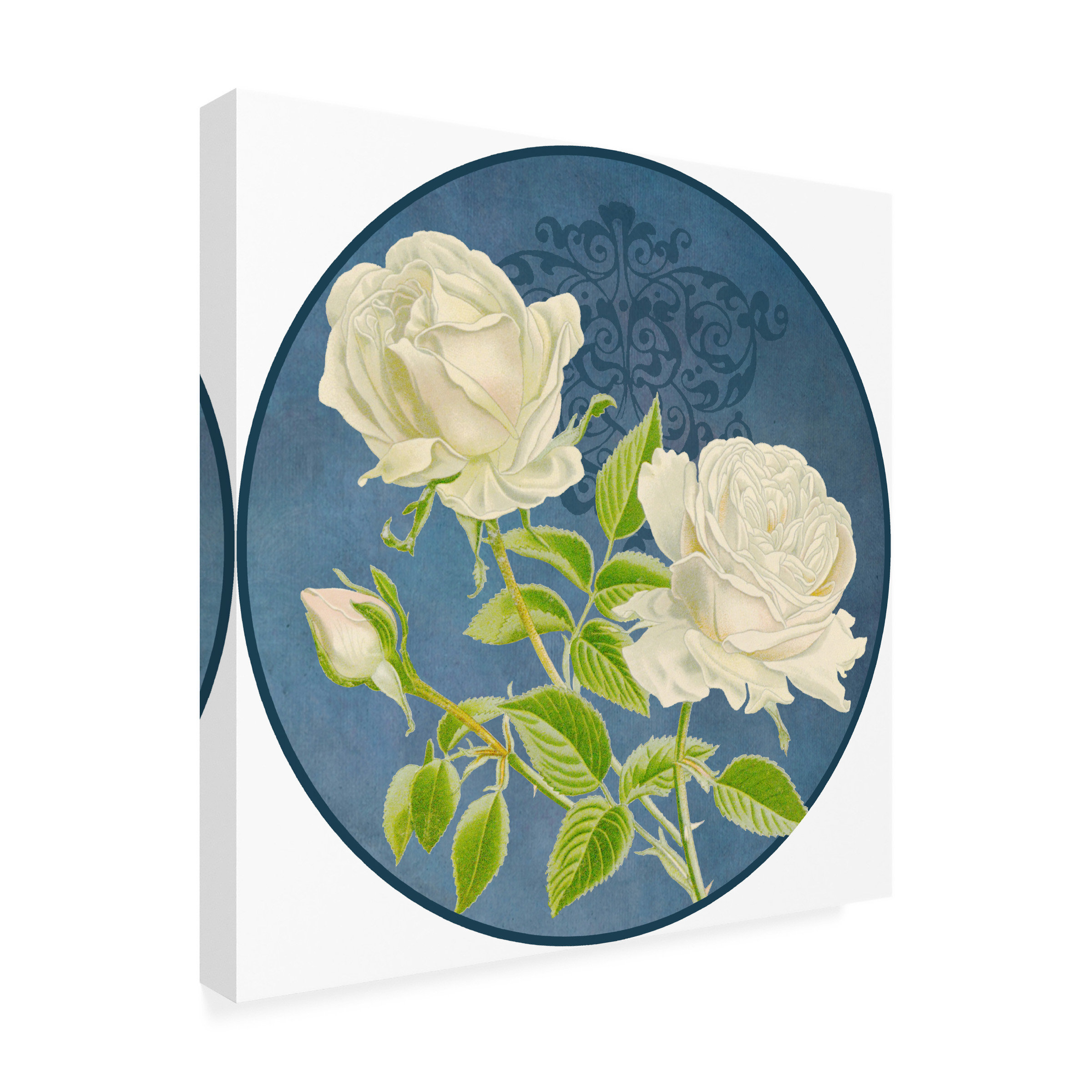 Fleur De Lis Living Wrapped Canvas Wall Art - Gail Fraser 'Parfum de la ...