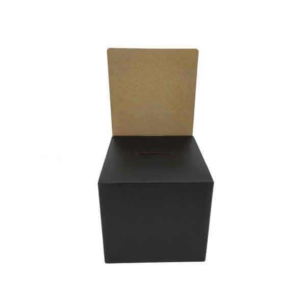 The Party Aisle™ 10Pk Black Small Mini Raffle Ticket Cardboard Box 6 x ...