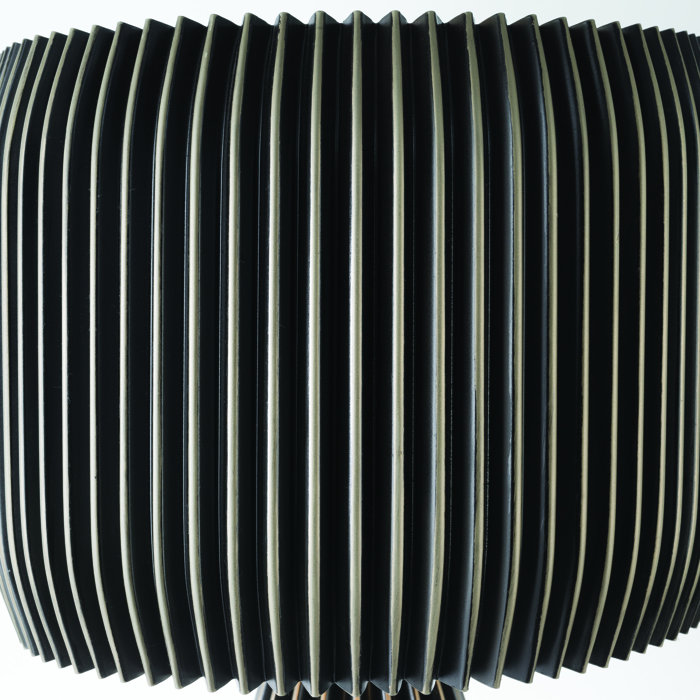 Global Views Crimp Table Lamp-Antique Nickel | Wayfair