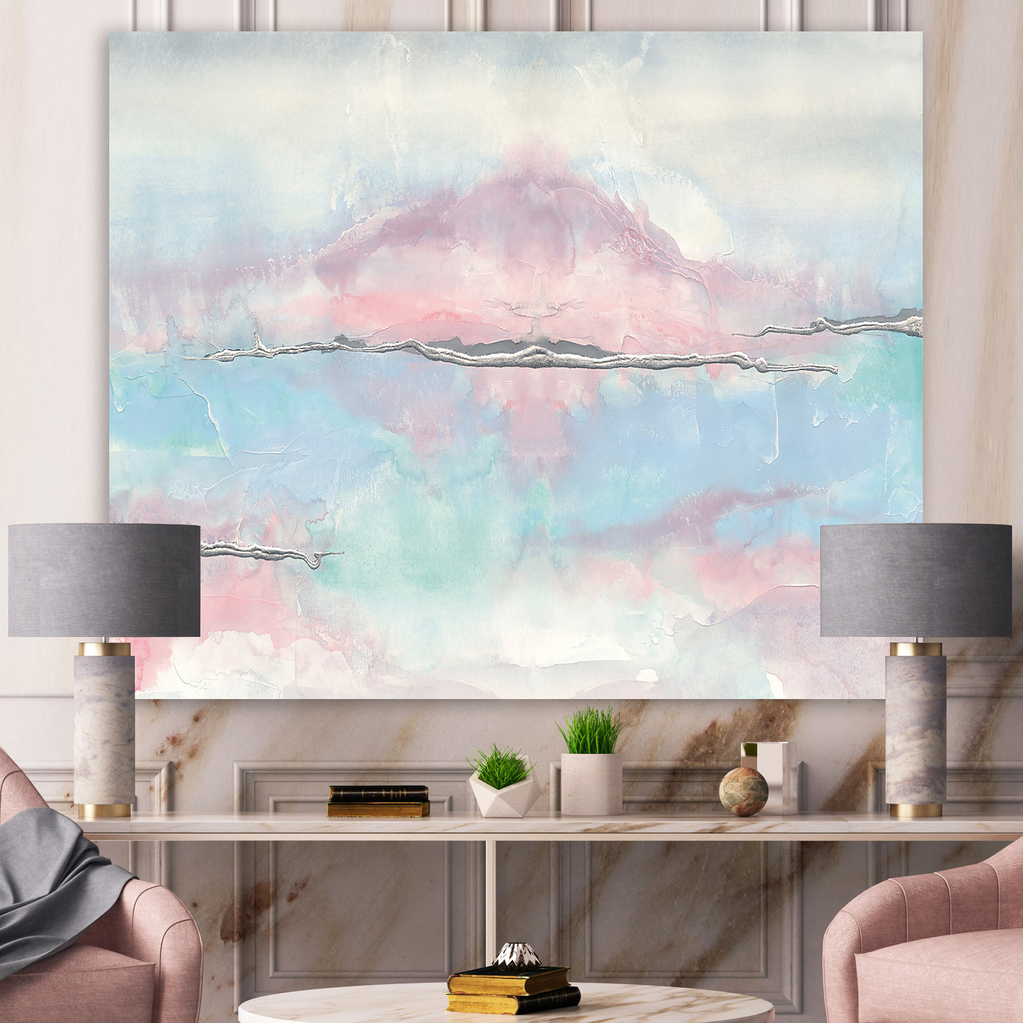 East Urban Home Parfait VII - Sleek & Chic Modern Canvas Print Artwork ...