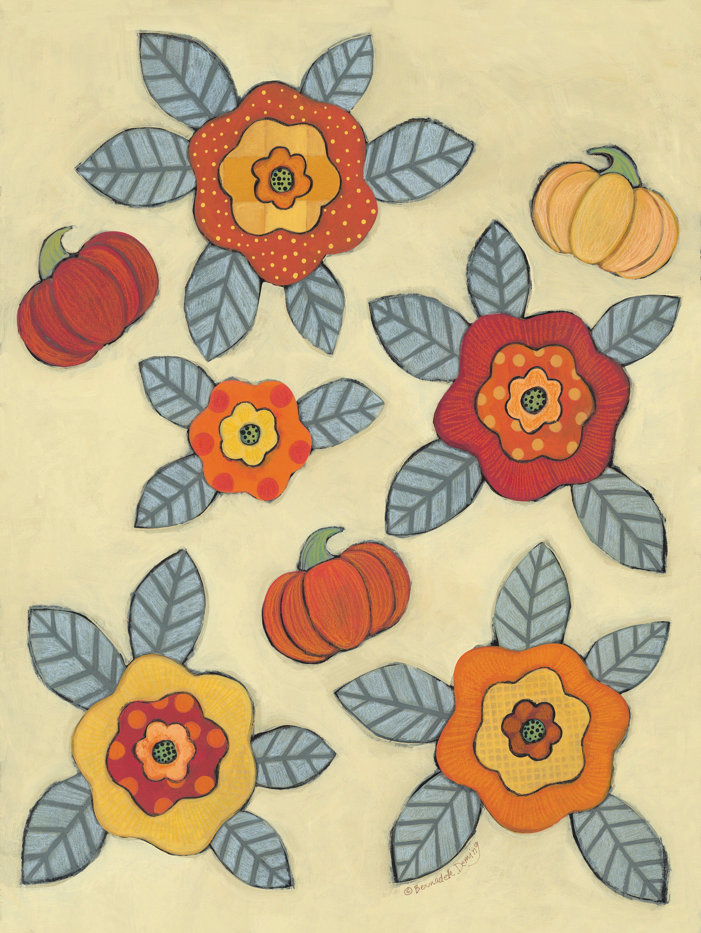 Winston Porter Fall Folkart Flowers - Wayfair Canada